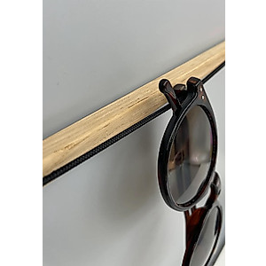 Wooden Sunglass Holder for Wall - Sunglass Organizer and Storage, Eyeglass Holder for Home, Wall-Mounted Sunglass Rack Stand - Keep your Reading Glasses, and Sunnies Organized and within Reach