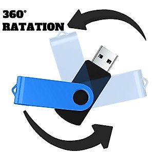 2GB USB Flash Drives 10 Pack 2 GB Thumb Drive TATMOHIK 2.0 USB Drives Bulk 2GB Swivel Design Flash Drive Pack with LED Indicator 2 Gig Jump Drive Pack, USB Stick, Memory Stick, Pen Drive, Mixed Color