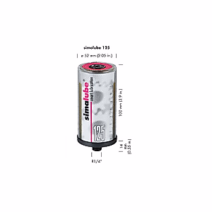 Simatec Simalube 125ML Automatic Single Point Bearing Lubricator 10 PCS (Multipurpose Grease)