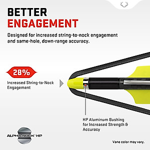 TenPoint EVO-X Lighted CenterPunch - 20" Carbon Crossbow Arrows, Pack of 3 - with Alpha-Blaze System, Alpha-Nock HP & HP Aluminum Bushing