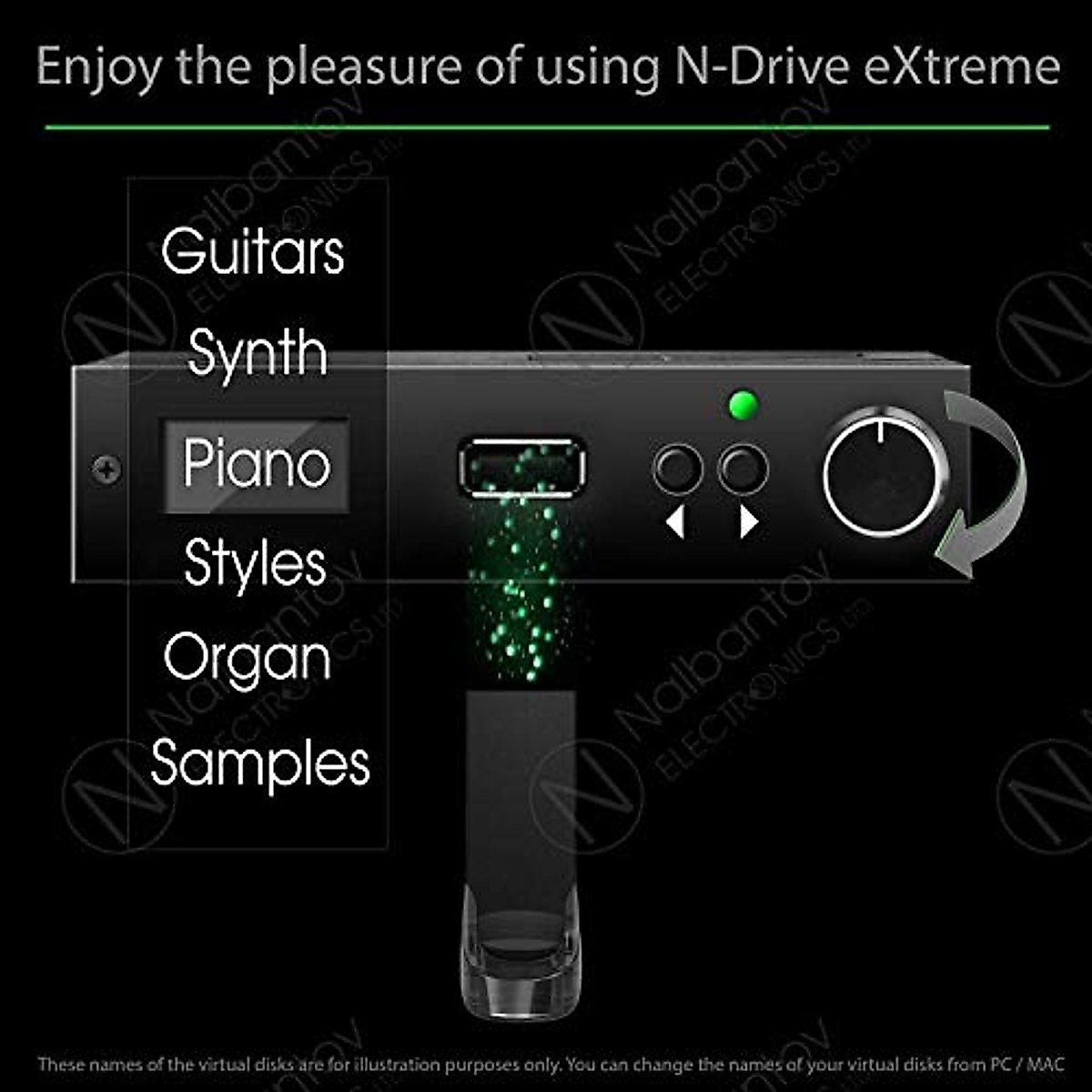 USB Emulator Nalbantov N-Drive Extreme for Kurzweil K2600 or S/X/XS/R/RS