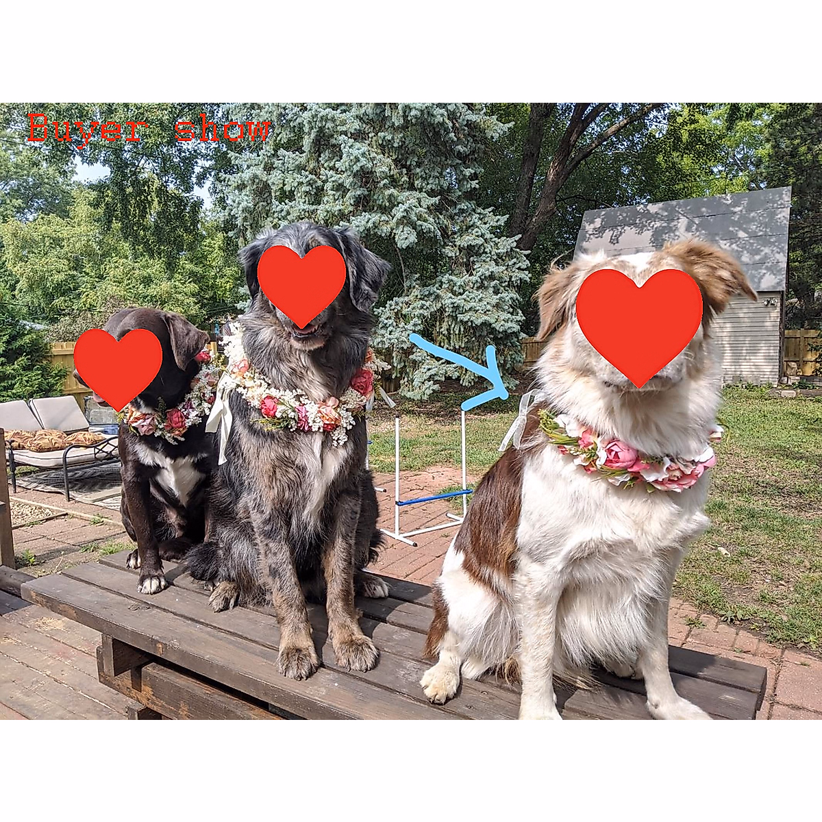 LLinfflr Women Floral Crown Boho Flower Headband Hair Wreath Floral Halo Headpiece with Ribbon Wedding Party Photos Rosy