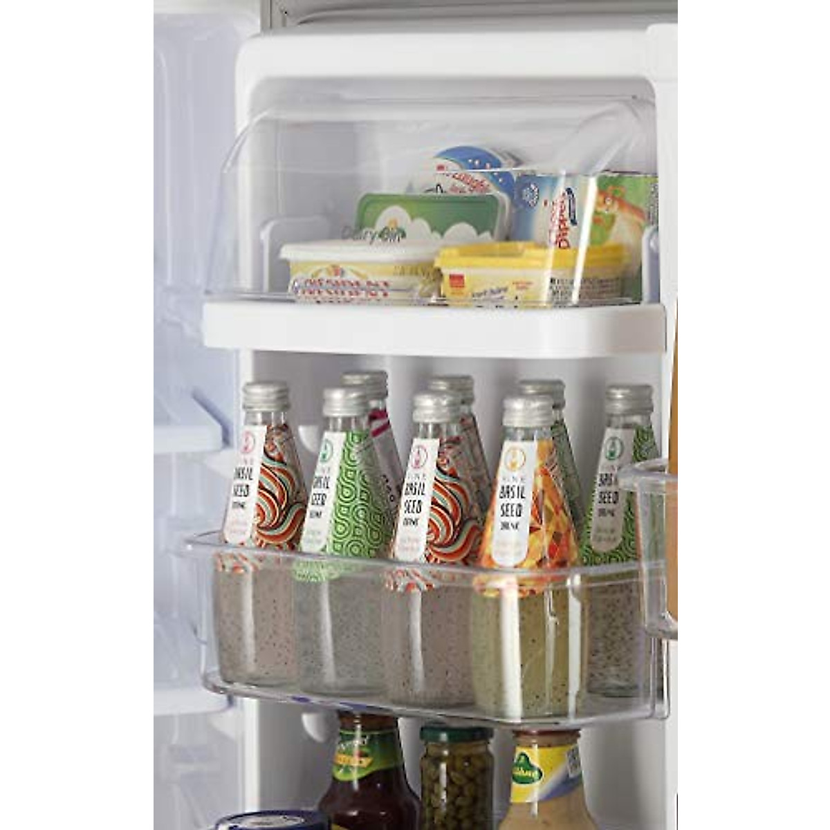Kenmore Top-Freezer Refrigerator with LED Lighting and 20.8 Cubic Ft. Total Capacity, Stainless Steel
