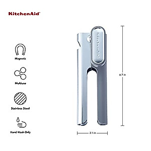 KitchenAid No Mess Multi Function Can Opener, One size, Gray