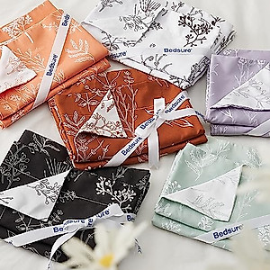 Bedsure California King Comforter Set - Terracotta Comforter, Cal King Bed Set, Cute Floral Cali King Bedding Set, 3 Pieces, 1 Soft Reversible Botanical Flowers Comforter and 2 Pillow Shams