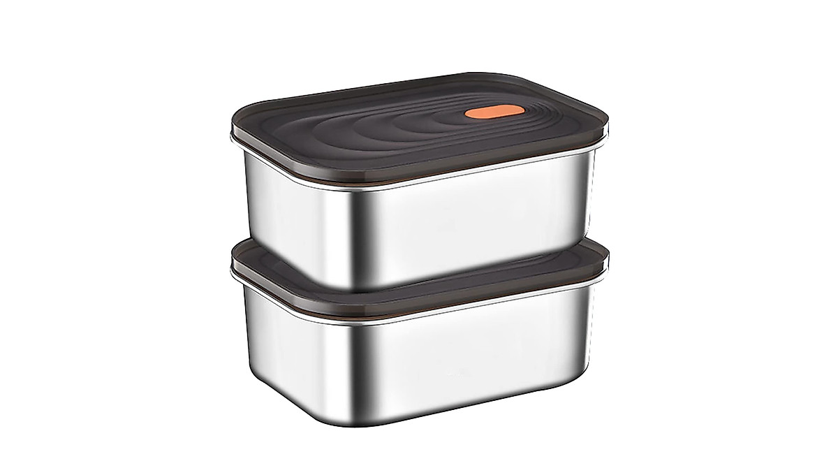 Airtight 304 Stainless Steel Food Storage Containers