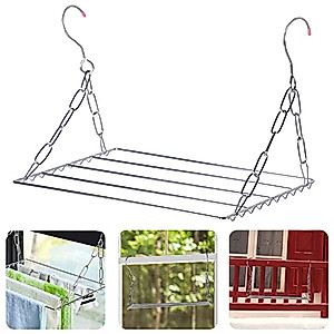 Drying Rack Clothing Hanging Drying Rack Clothing Clothes Drying Rack Space-Saving Clothes Drying Rack for Towels Baby Clothes Lingerie Shoes Socks Laundry Rack Drying