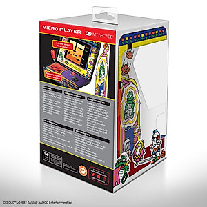 My Arcade Dig Dug Micro Player -Collectible Miniature-Fully Playable, 6.75 Inch Collectible, Color Display, Speaker, Volume Buttons, Headphone Jack (DGUNL 3221) - Electronic Games