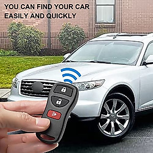 SaverRemotes for Nissan Armada Frontier Murano NV Pathfinder Quest Sentra Titan Versa Xterra Keyless Entry Remote Replacement KBRASTU15 (Pack of 2)