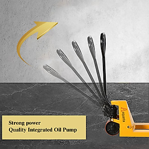 Aequanta Manual Pallet Jacks 5500lbs Capacity Industrial Hand Pallet Truck 48" Lx27''W Fork