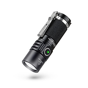 sofirn Mini Flashlight, SC21 Pro 1100 High Lumen with Upgraded Anduril UI, Small Pocket EDC Light with Super Bright 90 High CRI LH351D LED, USBC Rechargeable