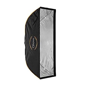Flashpoint XPLOR 600PRO HSS Battery-Powered Monolight with Built-in R2 2.4GHz Radio Remote System (Bowens Mount) + Glow EZ Lock 16x48 Quick Strip Rectangle Softbox with Bowens Mount