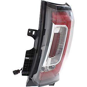 Evan Fischer Tail Light Compatible with 2015-2020 GMC Yukon and 2015-2020 Yukon XL LED Passenger Side - GM2801268, 84536243 For Models with LED Lights Only