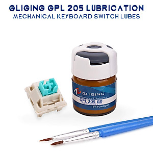 Gliging Switches Lube 0.35 oz Grease Oil GPL 205 G0 Mechanical Keyboard Keycaps Lubricant Lubes Stabilizer Lubricating