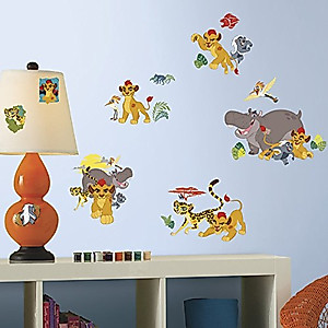 RoomMates RMK3174SCS The Lion King Lion Guard Peel and Stick Wall Decals