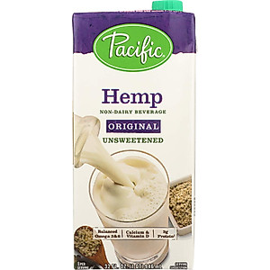 Pacific Natural Foods - All Natural Hemp Milk Unsweetened Original - 32 oz.(pack of 2)