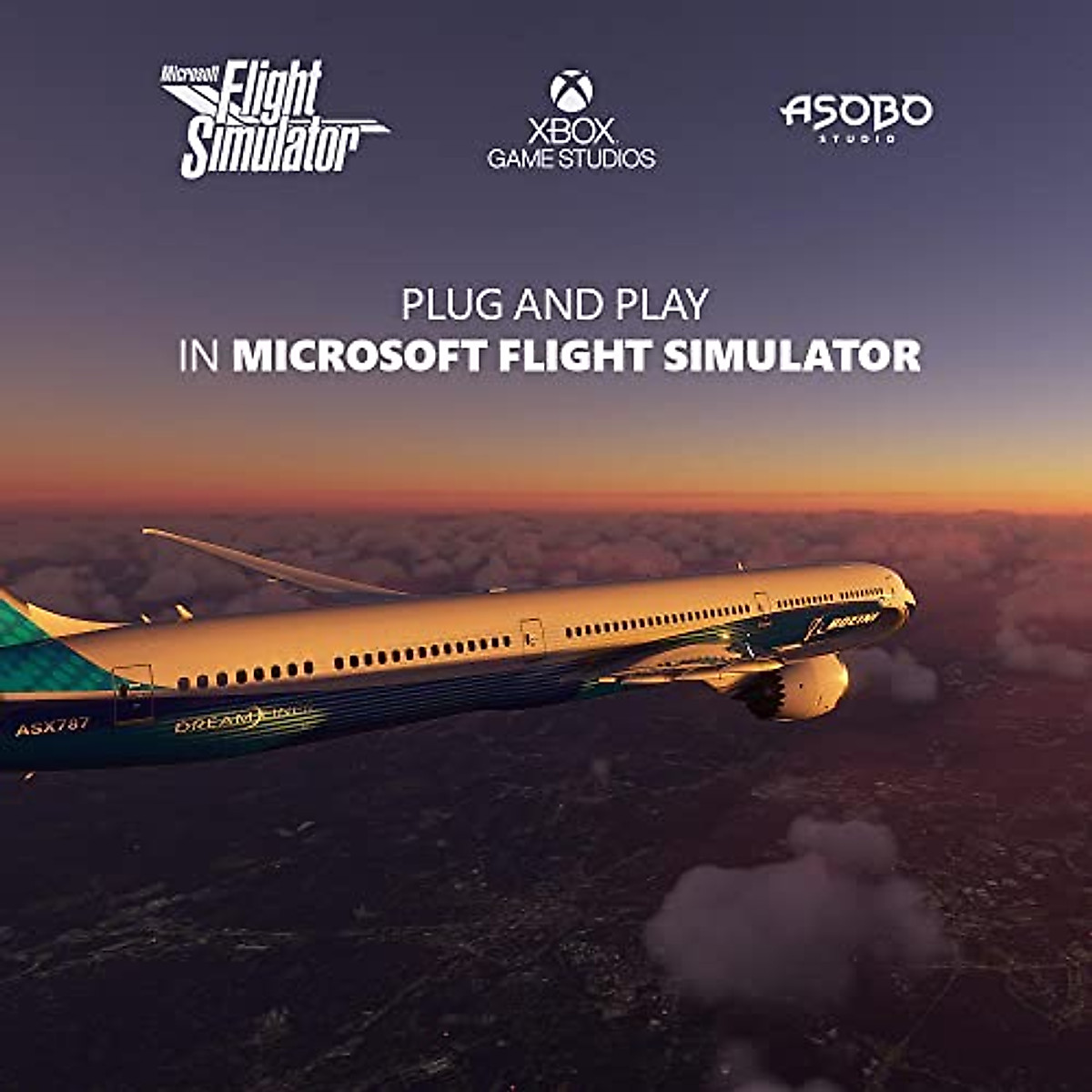 ThrustMaster TCA Yoke Pack Boeing Edition - Officially Licensed by Boeing for Xbox Series X|S/Xbox One/PC