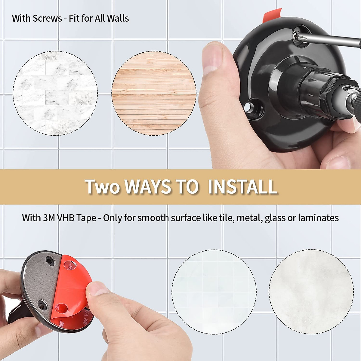3PACK Housing Mount for Blink Outdoor (3rd Gen) XT3, Weatherproof Cover and 360° Adjustable Screwless Mounting Bracket with Blink Sync Module 2 Outlet Mount, 2 Ways Installation Without Drilling
