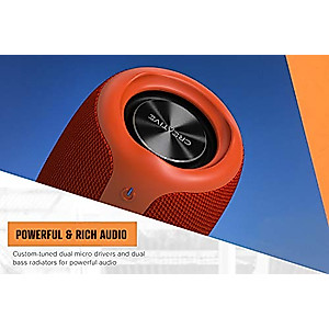 Creative Muvo Play Portable Bluetooth 5.0 Speaker, IPX7 Waterproof for Outdoors, Up to 10 Hours of Battery Life, with Siri and Google Assistant (Black)