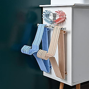 Bathroom Towel Rack, Hand Towel Bar Self Adhesive Wall Mounted Bathroom Towel Holder Kitchen Dishcloth Storage Rod, Towel Racks for Bathroom and Kitchen(Grey)