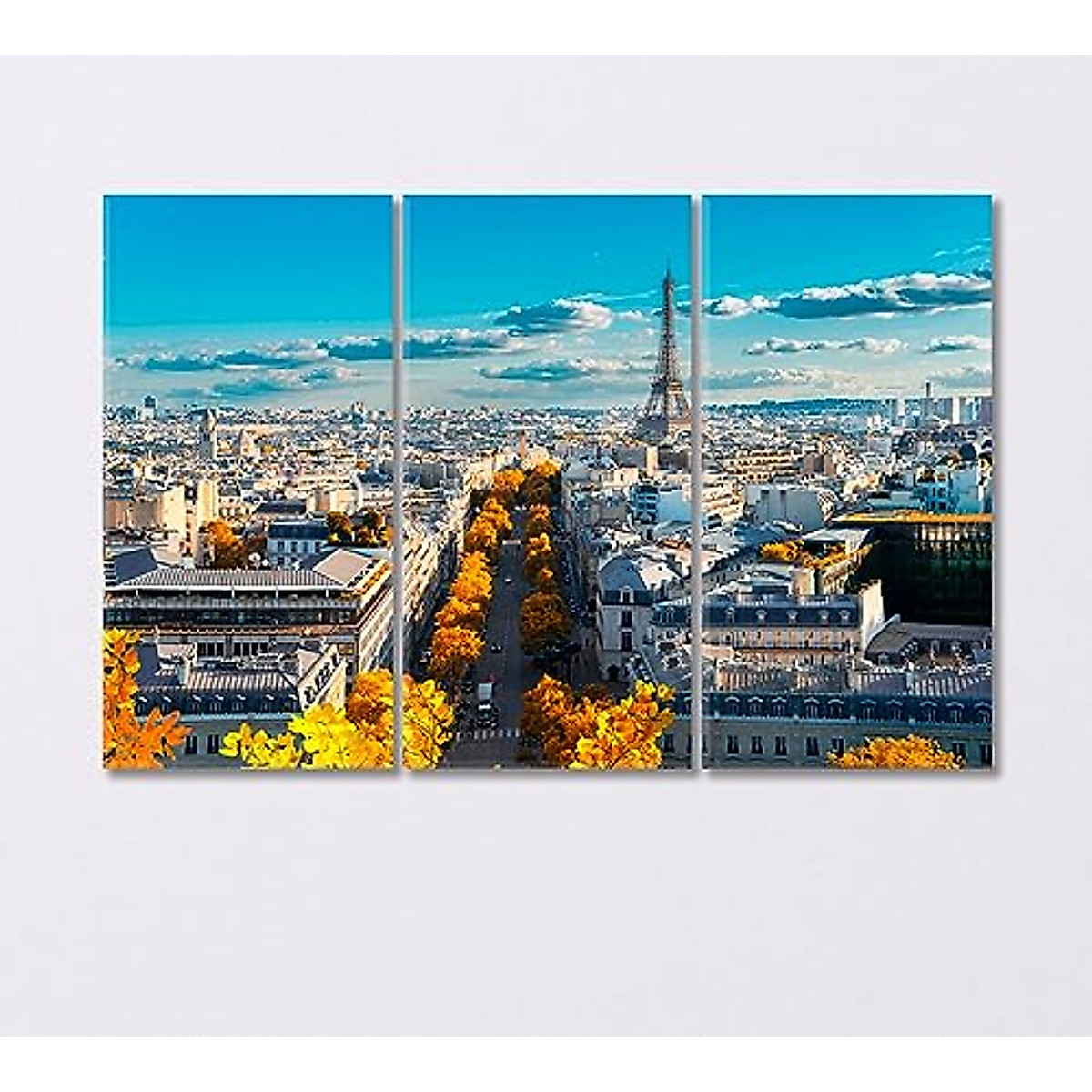 Autumn in Paris Canvas Print 1 Panel / 36x24 inches