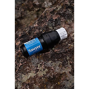 Sawyer Products SP129 Squeeze Water Filtration System w/ Two 32-Oz Squeeze Pouches, Straw, and Hydration Pack Adapter