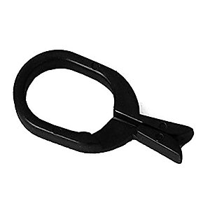 NAHANCO RCB100 Scarf Clip, Black (Pack of 100)
