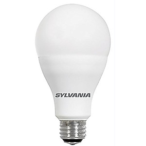 SYLVANIA A21 LED Light Bulb, 23W, 150W Equivalent, Dimmable, 2600 Lumens, 3000K, White - 1 Pack (79734)