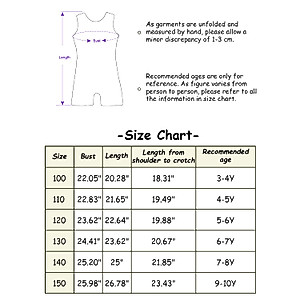 XiaoMoSha Gymnastics Leotards for Girls Toddlers Biketards Dance Unitards Sparkle Snowflake Mermaid (Blue,120 5-6Y)