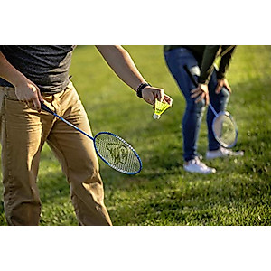 Triumph Sports Multi-Sport Versatile Combo Outdoor Game Net Set Includes Volleyball, Badminton, and Pickleball, Blue (35-7510-2)