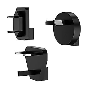 INVZI International Universal Travel Converter with UK, EU, AU Adapter for INVZI GaNHub 100w Docking, GaNHub 140w 100w, 65w, 67w, 38w, P310A, P265B NVZ469PH,Compatible for EHO Aergiatech Charger