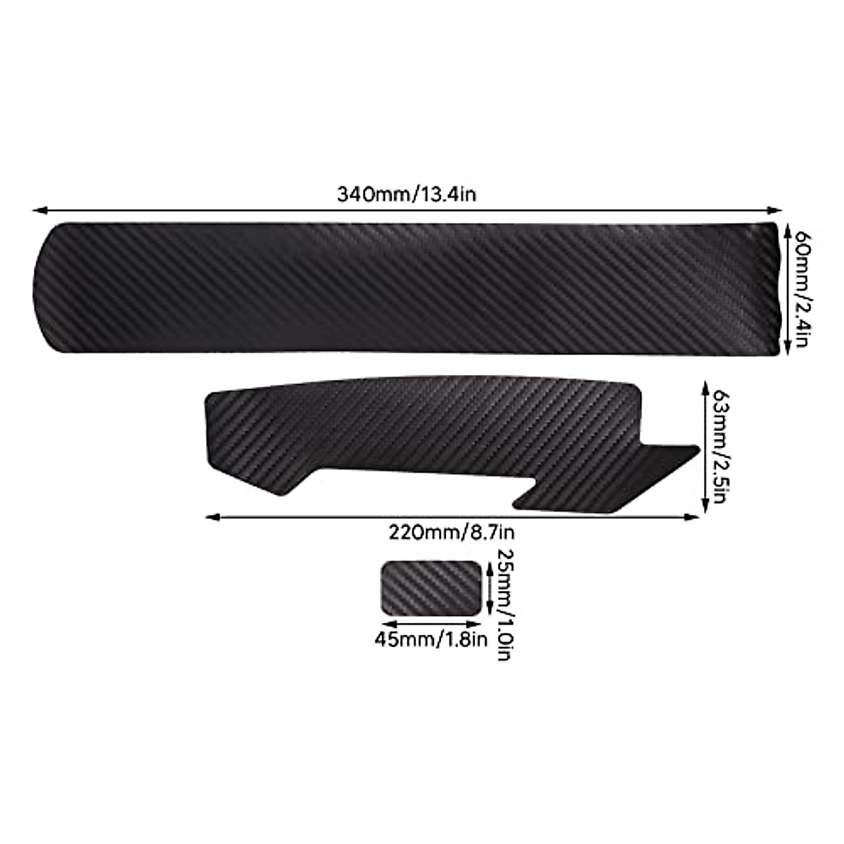 Uxsiya Bike Chain Protector Sticker, Lightweight Bike Frame Chain Guard Scratch Proof for Road Bike