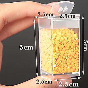 Transparent Diamond Painting Container, Bulk Storage Bottles Beads Crafts Organizer for Rhinestones, Studs, Seeds