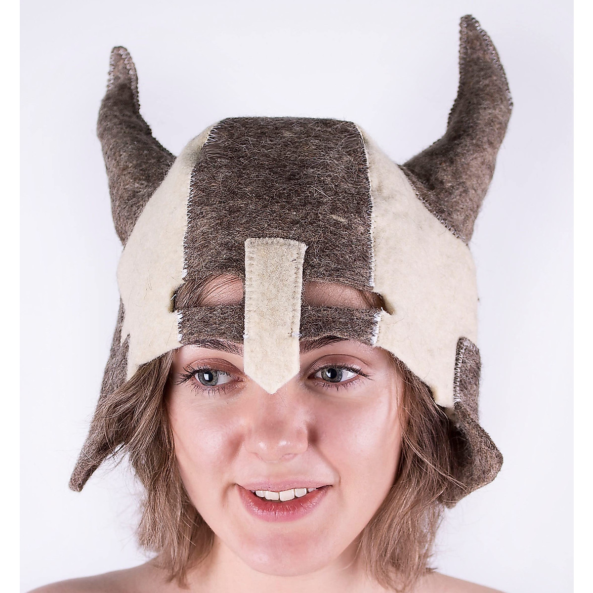 SHSH trade group Wool Banya Hat for Men Knight - Viking Sauna Hat Felt - Russian Wool Banya Hat Sauna Hats