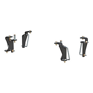 CURT 16420 5th Wheel Installation Brackets, Select Dodge, Ram 1500, 2500, 3500 Black