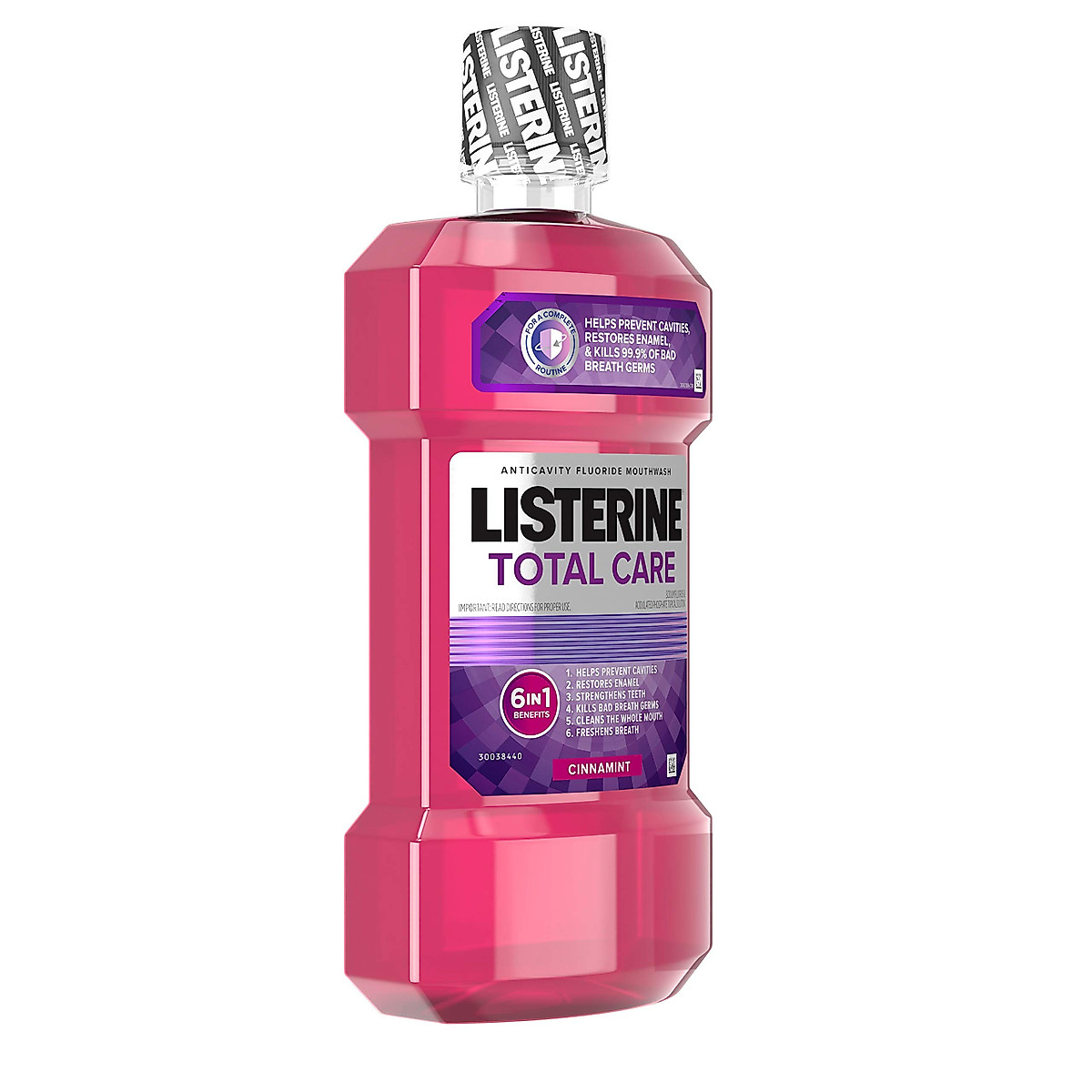 Listerine Total Care Anticavity Mouthwash Cinnamint, 1 Liter ( 1 QT 1.8 FL oz )