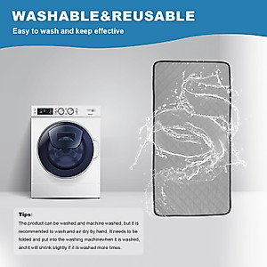 Nisorpa 4 Pack Guinea Pig Cage Liners Super Absorbent Washable Guinea Pig Pee Pads Waterproof Guinea Pig Bedding for Small Animals Rabbit Hamster Rat, 48 x 24 inches