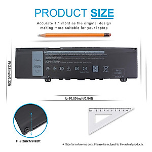 F62G0 F62GO 39DY5 Laptop Battery for Dell Inspiron 13 7000 i7373 7373 7386 2-in-1 7370 7380 5370 P83G P87G P91G P83G001 P83G002 P87G001 P91G001 Vostro 13 5370 039DY5 0F62G0 RPJC3 0RPJC3 CHA01