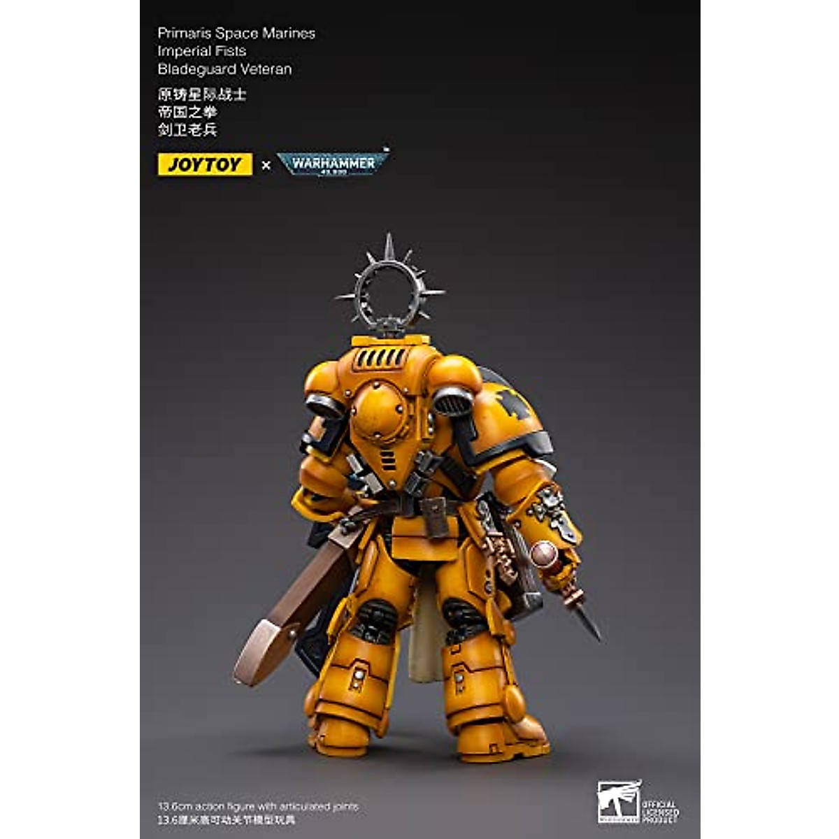 HUAXI DARK SOURCE(HAINAN)TECH JOYTOY WH 40K PRIMARIS Imperial FIST BLADEGUARD Vet 1/18 FIG