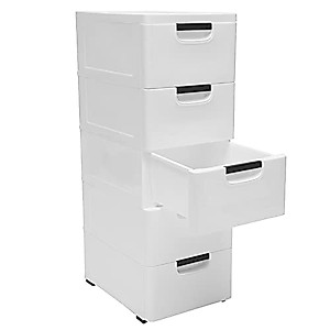 LGXSHOP Plastic Drawers Dresser Storage Cabinet,Stackable Vertical Clothes Storage Tower with 6 Drawers Bedroom Tall Small Chest Closet, Organizer Unit for Hallway Entryway Home