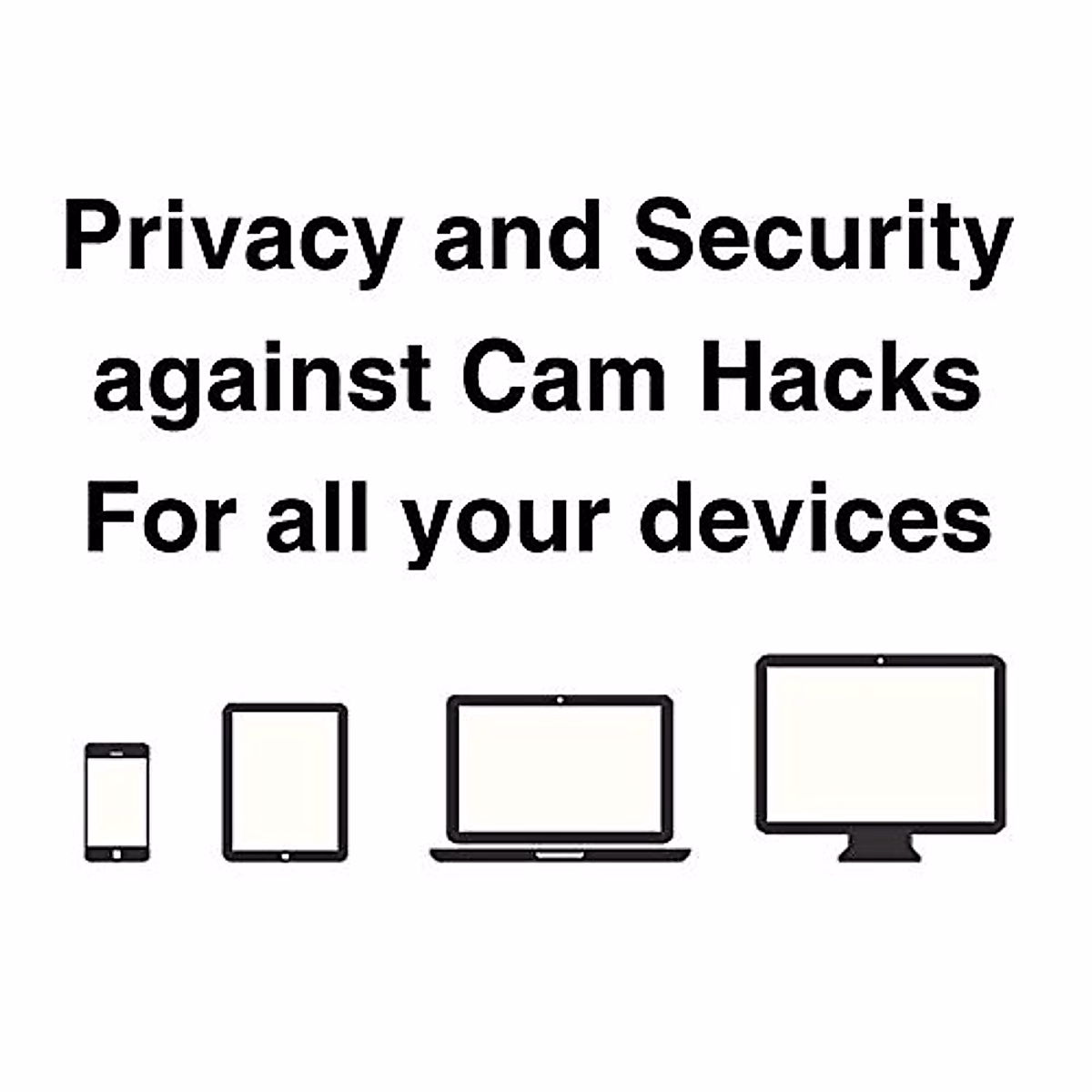 Webcam Privacy Cover for Laptop/Tablet/Smart Phone 3-Pack - Ultra Thin