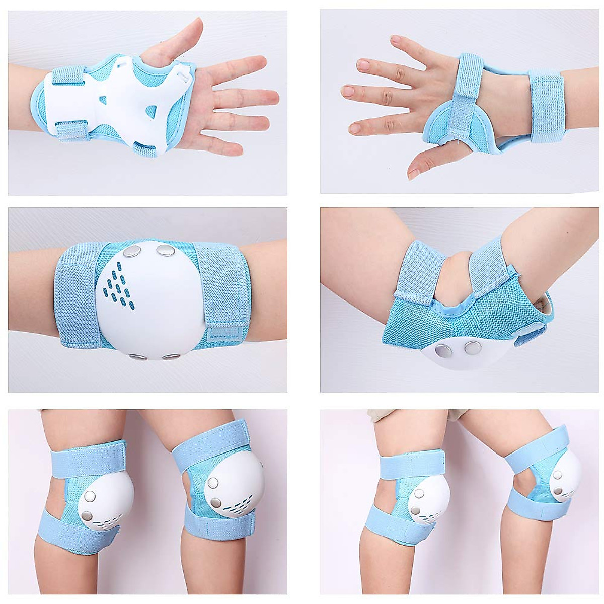 ArgoHome Kids Protective Gear Knee Pads Elbow Pads for Kids, Toddler Knee Pads and Elbow Pads Set Wrist Guards for Roller Skate Biking, Riding, Cycling Skating Scooter