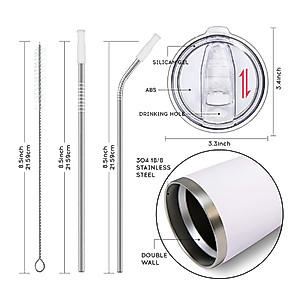 ELEGANTPARK Retirement Gifts for Women Men 2025 Retirement Coffee Tumbler Goodbye Tension Hello Pension Retired Gifts for Dad Retired Friends Mom Coworkers Retiree Coffee Mug White 20 OZ