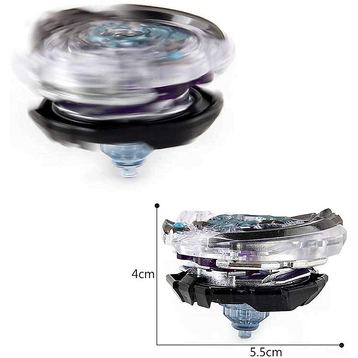 Dwin Battling Toys - Gaming Tops Gyro Spinning Brust Toy Superking B-176 01 Hollow Deathscyther 12Axe High Accel' Starter