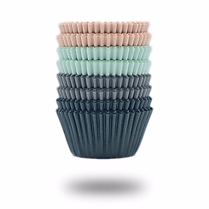 Bake Choice Cupcake Liners 200 Pcs Paper Muffin Cups Standard Cupcake Wrappers, Cup Cake Paper Cup, Food Grade Paper Cupcake Liners, Greaseproof Parchment Muffin Liners Calyx Series