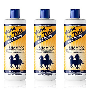 Mane 'n Tail Original Formula For Thicker Fuller Stronger Hair 16 oz (3 pack Shampoo)
