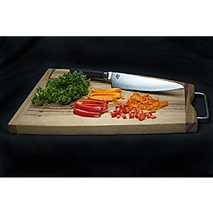 Shun Cutlery Sora Chef's Knife 8”, Gyuto-Style Kitchen Knife, Ideal for All-Around Food Preparation, Authentic, Handcrafted Japanese , Professional Chef Knife