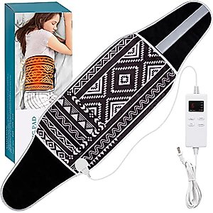 Heating Pad Toberto XL Electric Heating Pad for Back Pain and Cramps Relief,4 Timer Settings,12”x 47”Large Heating Pad with Auto Off and 6 Heat Setting for Period Cramps,Neck and Shoulders