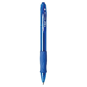 BIC Glide Velocity Bold Ballpoint Pens, Bold Point (1.6 mm), Blue Ink Pens, Translucent Barrel, 36-Count Pack (VLGB361-BLU)