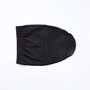 Red by Kiss Unisex Silky Spandex Loc Cap, Dreadlocks & Braids Cap, Shower Cap, Sleep Cap, Black (X-Long)
